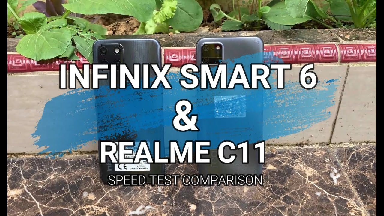 Realme C11 Vs Infinix Smart 6 Speed Test Comparison /Test Camera - YouTube