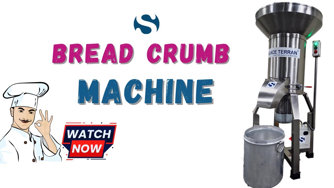 Panko Bread Crumb Machine | Latest bakery Machine | Solace Terran - YouTube