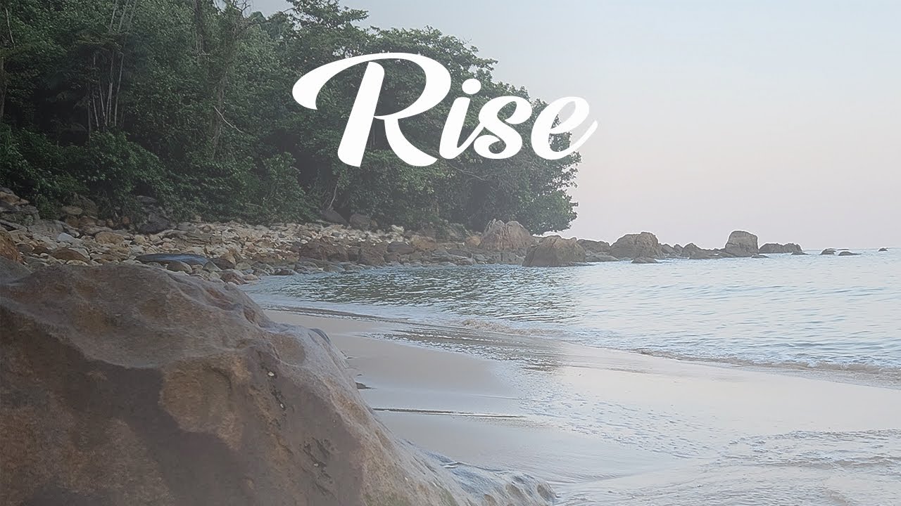 Mountain stream embraces ocean waves and Raise's your Soul - YouTube