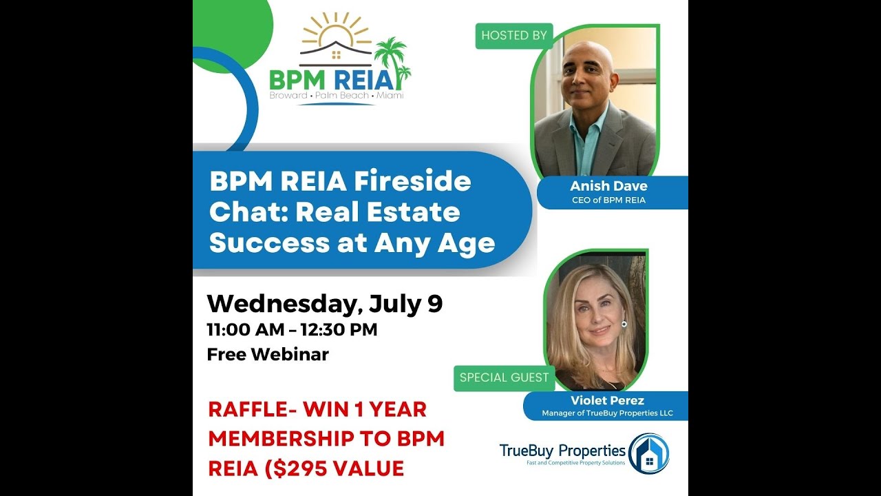 BPM REIA Fireside Chat: Real Estate Success at Any Age - YouTube