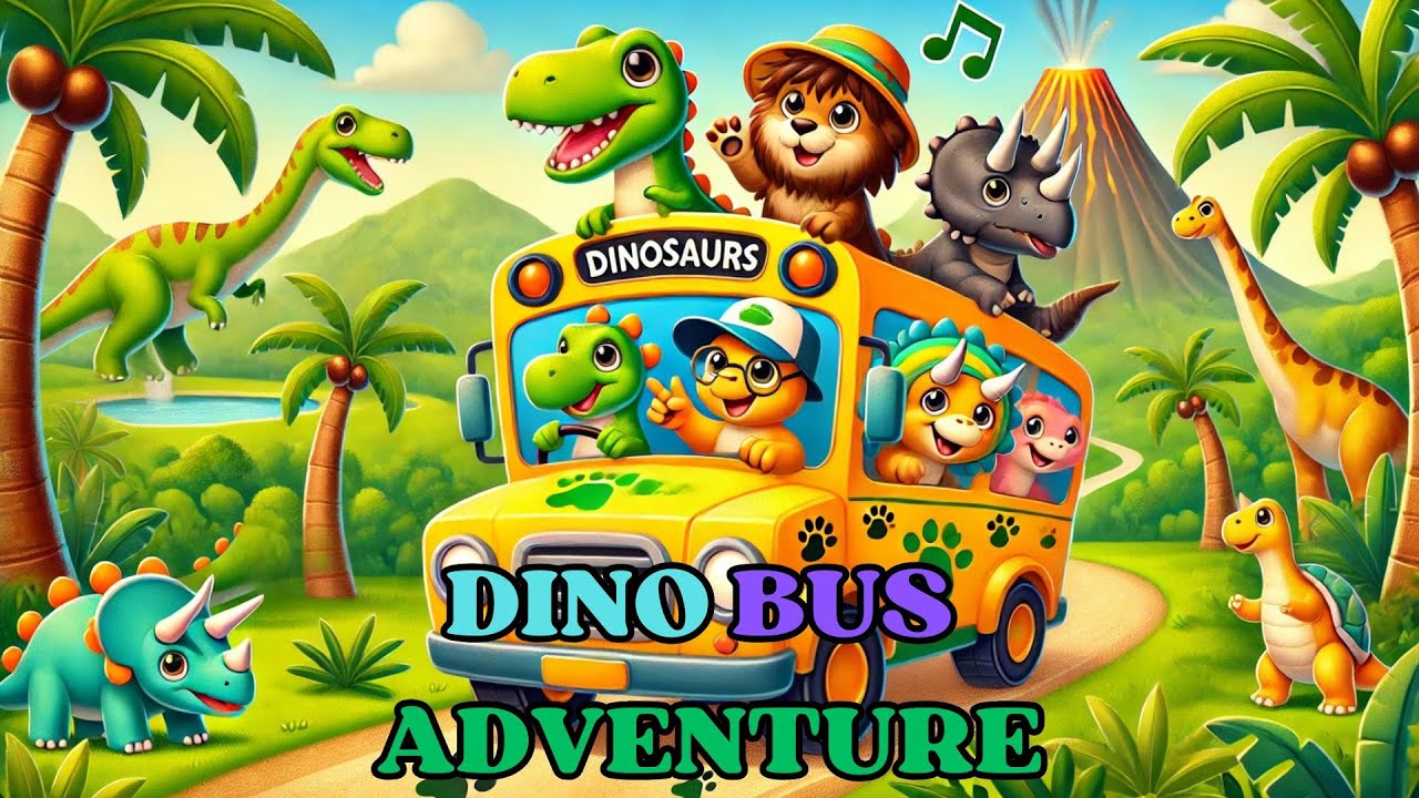 Dino Bus Adventure! 🦖🚍 | Fun Dinosaur Song for Kids - YouTube