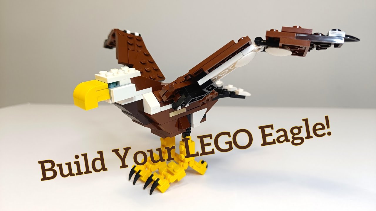 Amazing LEGO Eagle Build - Watch It Come to Life! - YouTube