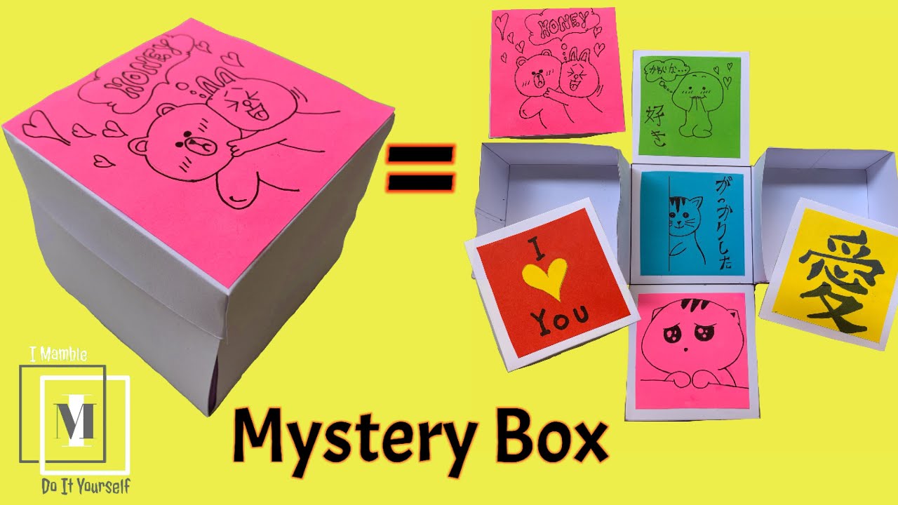 Cara mudah membuat Kotak Misteri sederhana | Easy way to make a simple ...