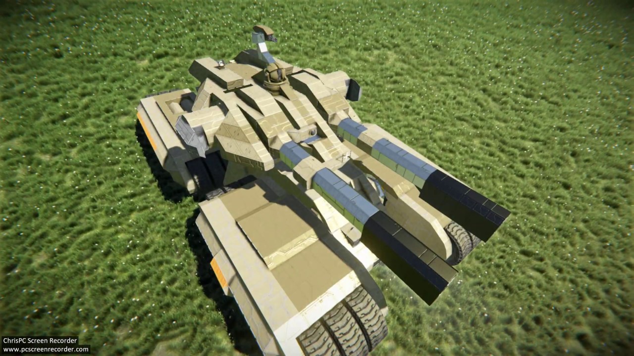 [Mammoth Tank Mk III] Space Engineers vanilla - YouTube