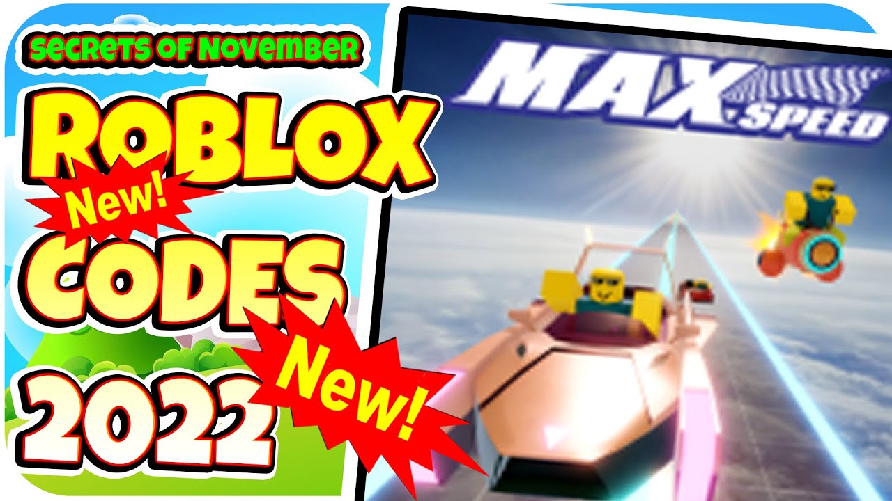 NEW CODES Max Speed 🏁Update 8 By Team Hermes, Roblox GAME, ALL SECRET ...
