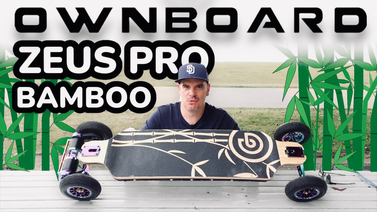 Introducing the Ownboard Zeus Pro Bamboo Electric Skateboard - YouTube