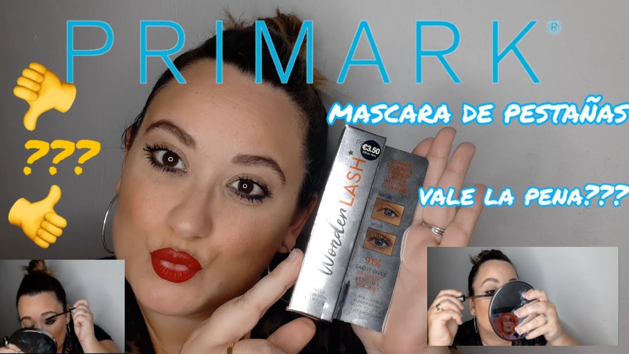 PRIMARK MASCARA DE PESTAÑAS||LA PONGO A PRUEBA||wonder lash - YouTube