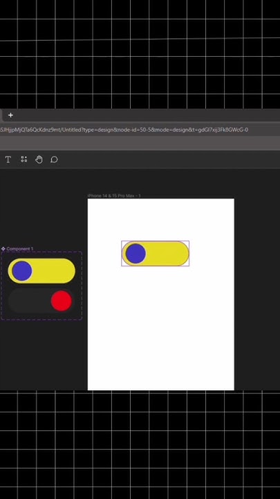 How to Create toggle button in figma || Day 9 Learn UI/UX Design #ui # ...