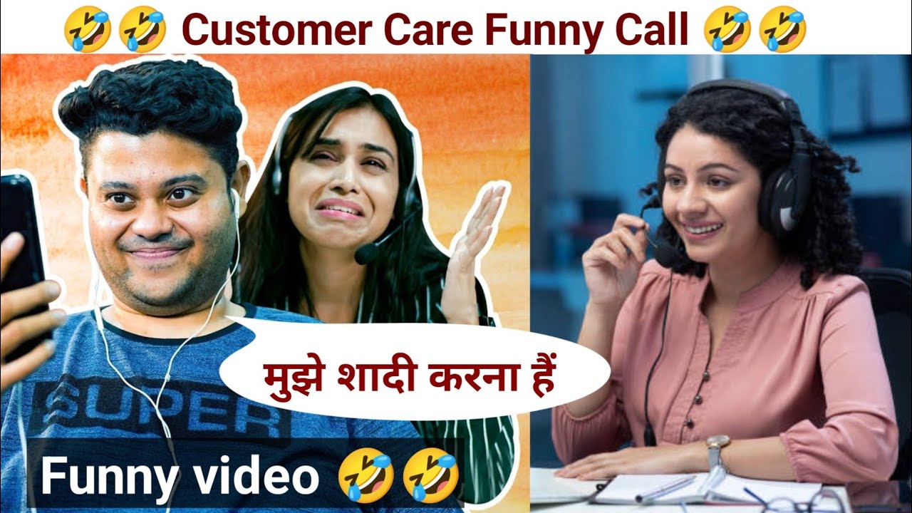 customer care funny call, Funny Video, comedy video, Adhya Tv Hindi ...