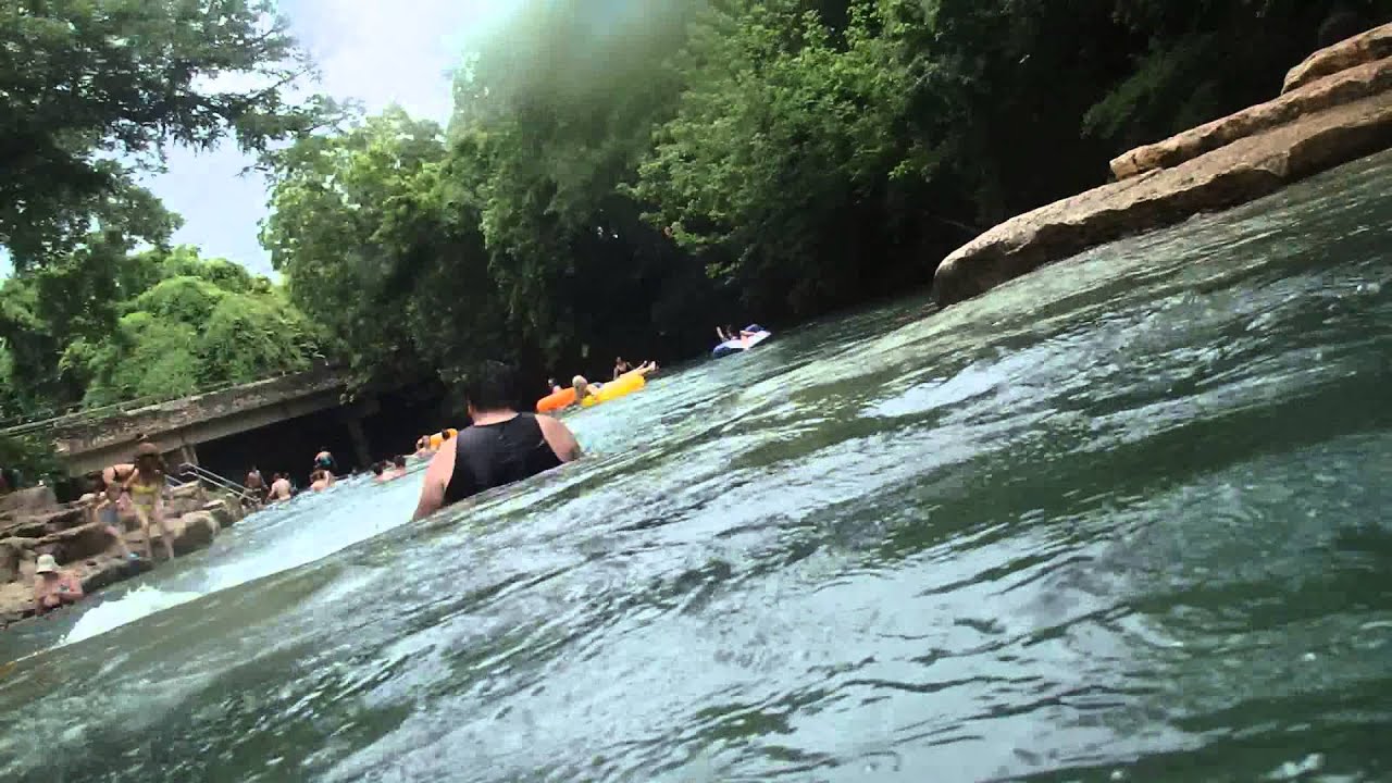 San Marcos River Falls - YouTube