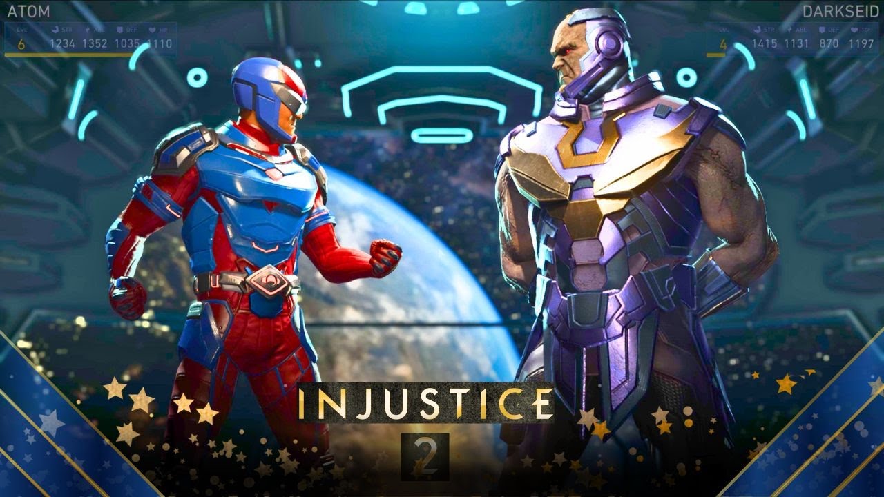 Injustice 2 - Atom Vs. Darkseid - YouTube