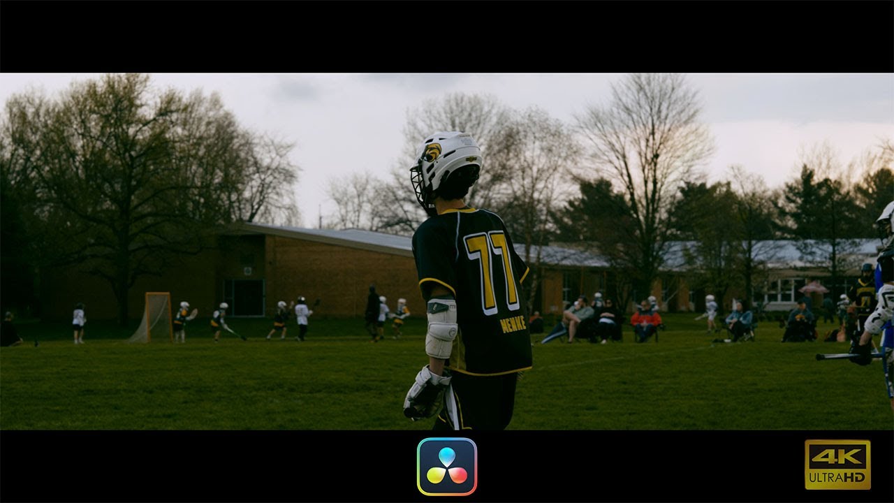 Cinematic Highlight Lacrosse 4k | Lumix S5 422 V-log Graded In Davinci ...