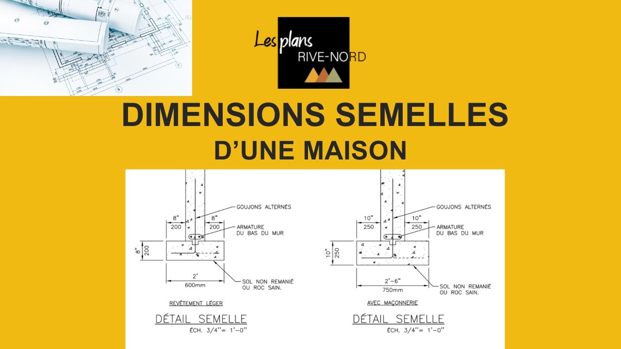 Guide sur les dimensions optimales des fondations d'une maison, article ...