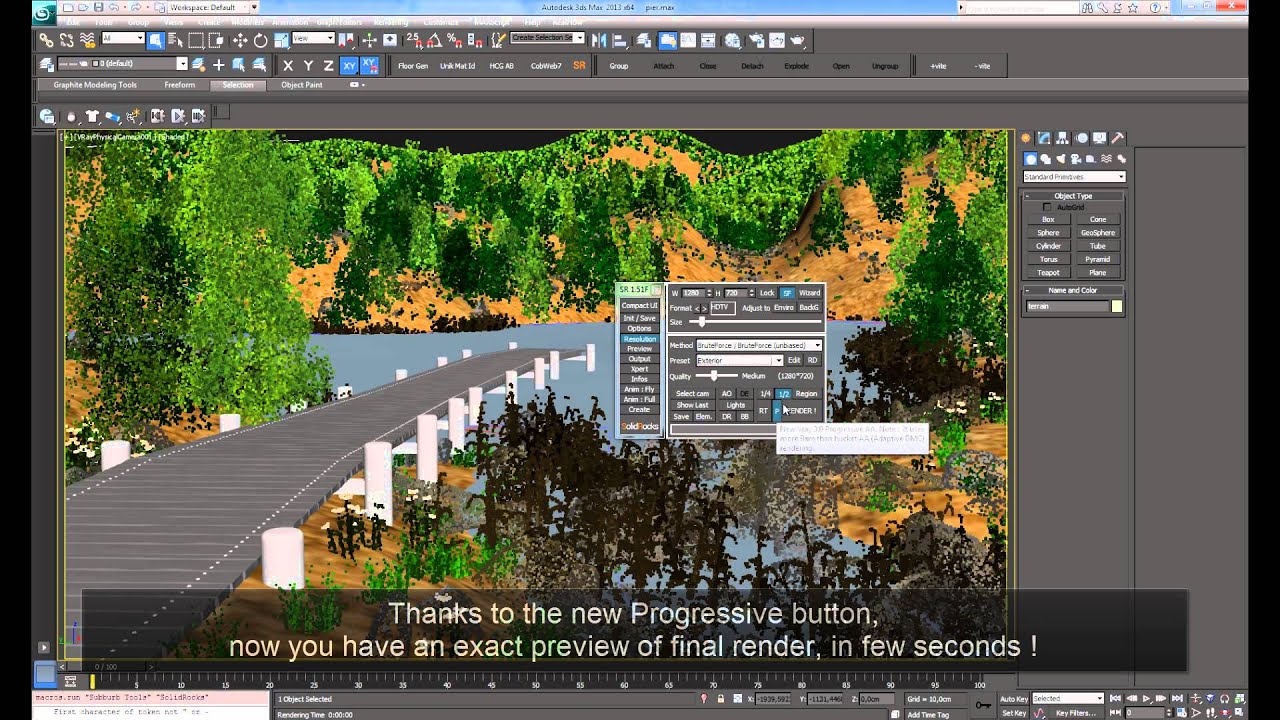 SolidRocks for 3dsMAX V1.5: Vray 3 features - YouTube