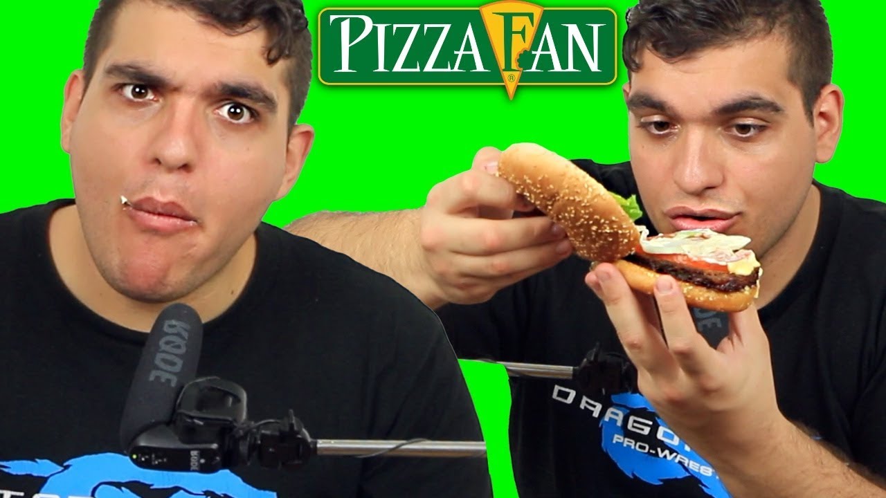 PIZZA FAN BURGER ΚΑΒΟΥΡΜΑΣ REVIEW | ΣΟΥΒΛΑΚΟΣ ASMR - YouTube