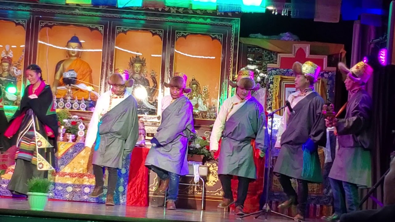 Lo nyamship losar party 1st Day by Tso Nup Group local Dance - YouTube