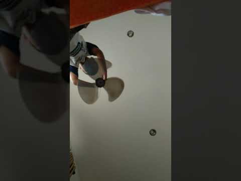 Ceiling fan falling down - YouTube