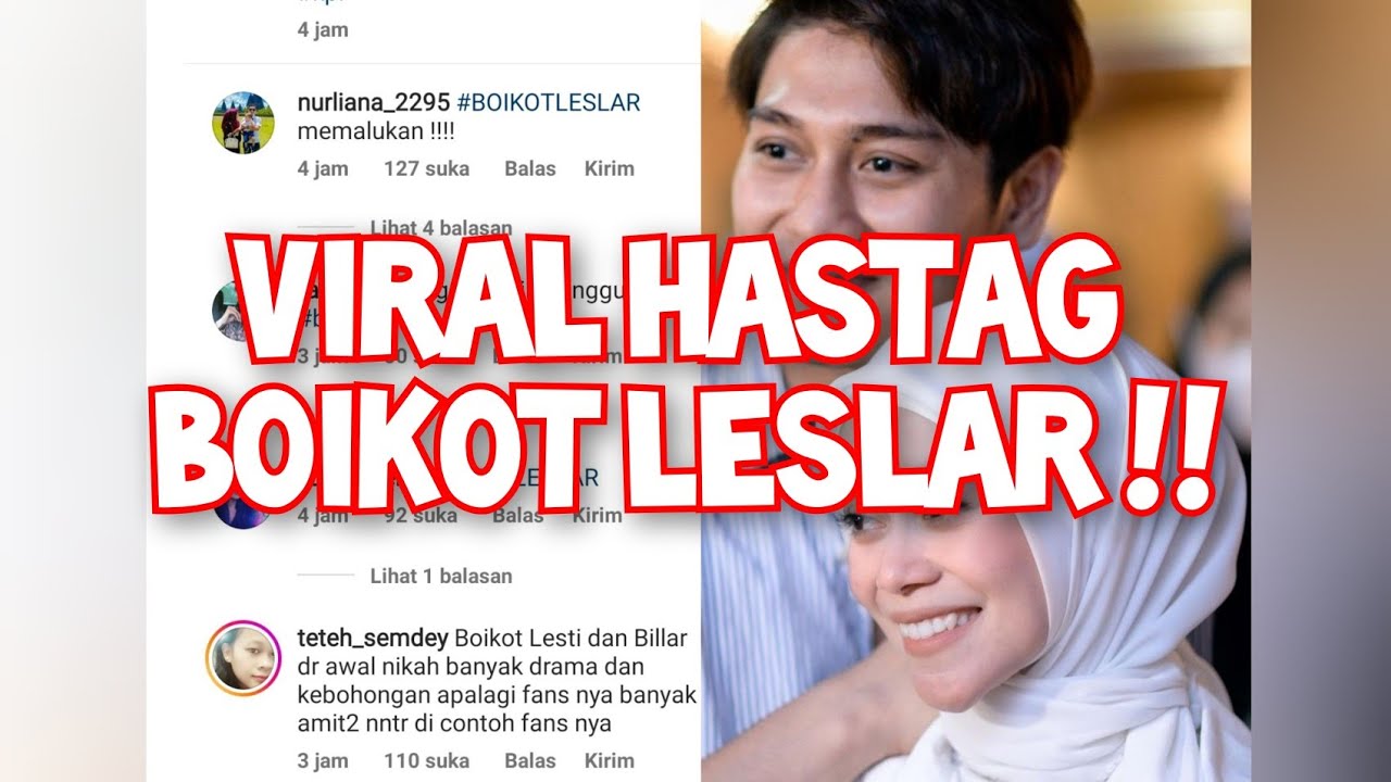 Hastag Boikot Leslar Viral seusai Laporan KDRT - YouTube