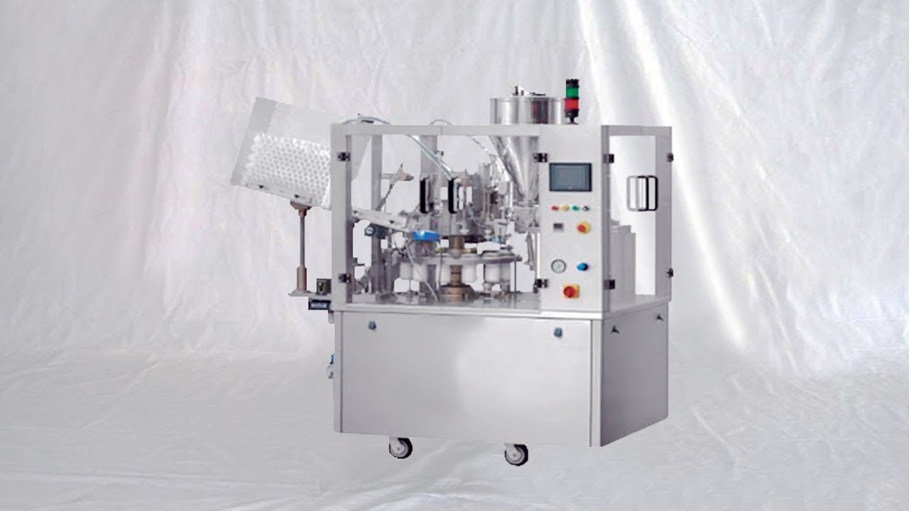 Tube filling and sealing machine cosmetic liquid filler sealer ...