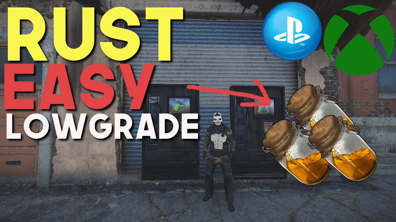 Rust Console 🏹 Pre-Order beta Low grade fuel 🎮 PS4/PS5 Xbox One - YouTube