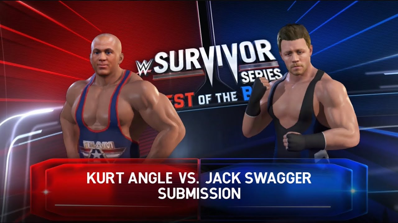 WWE 2K22 Kurt Angle vs Jack Swagger (submission match) - YouTube