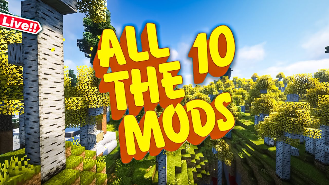 🔴LIVE: Minecraft - All The Mod 10 - [Way To 500 Subscribers] - YouTube