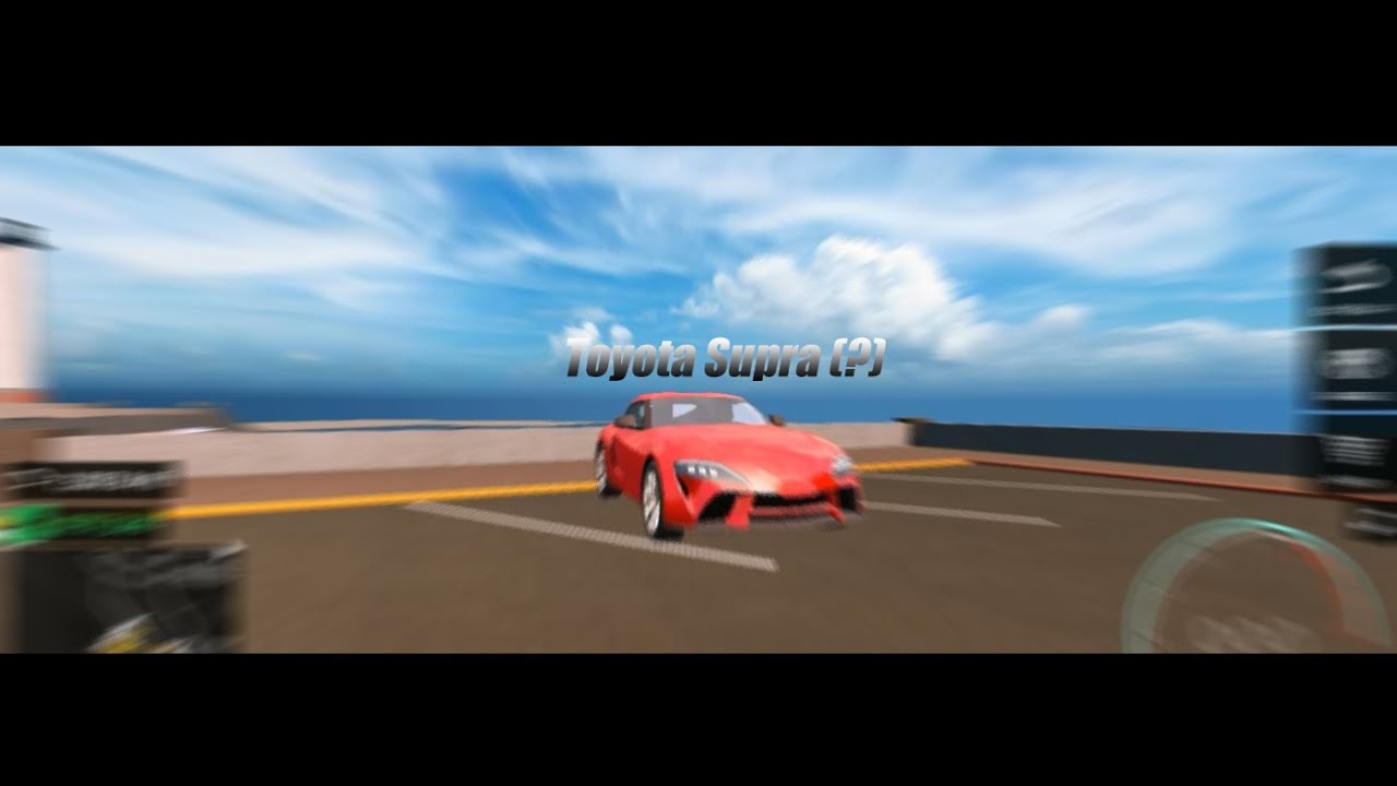 Toyota Supra（？）In Driving Simulator - YouTube