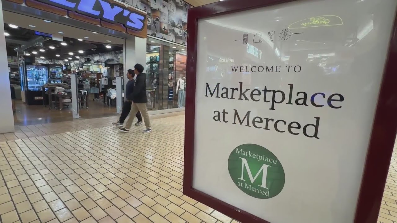 Retail stores now open at the Marketplace at Merced - YouTube