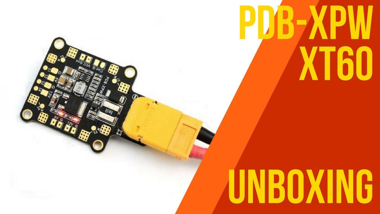 Matek PDB-XPW XT60 Power Distribution Board - UNBOXiNG - Deutsch - YouTube