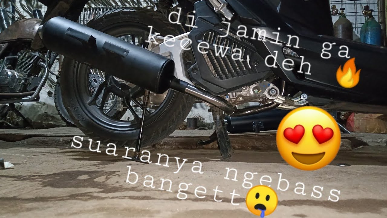 knalpot copy CMS Vario 150new - YouTube