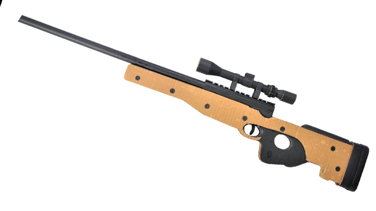 How to make cardboard gun easy - DIY sniper rifle very easy | Simple ...