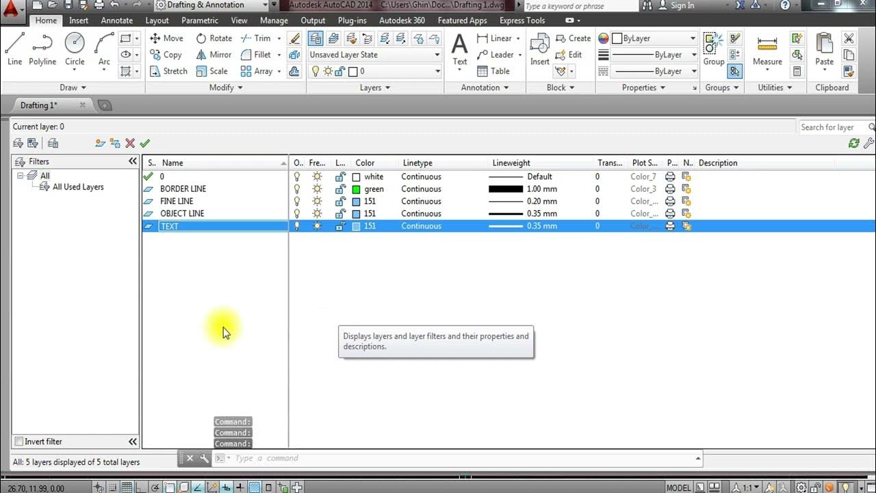 HOW TO SET-UP LAYERS AND DIMENSIONS in AutoCAD - YouTube