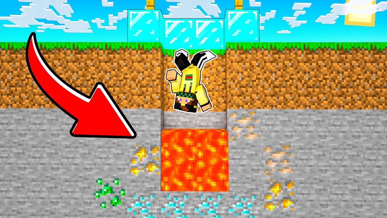 SONO CADUTO NEL POZZO PIÙ RICCO DI MINECRAFT @locolochis - YouTube