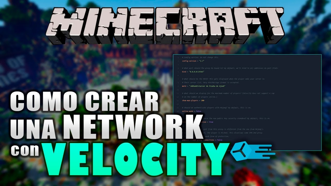 Como Crear una NETWORK con VELOCITY - Minecraft - YouTube