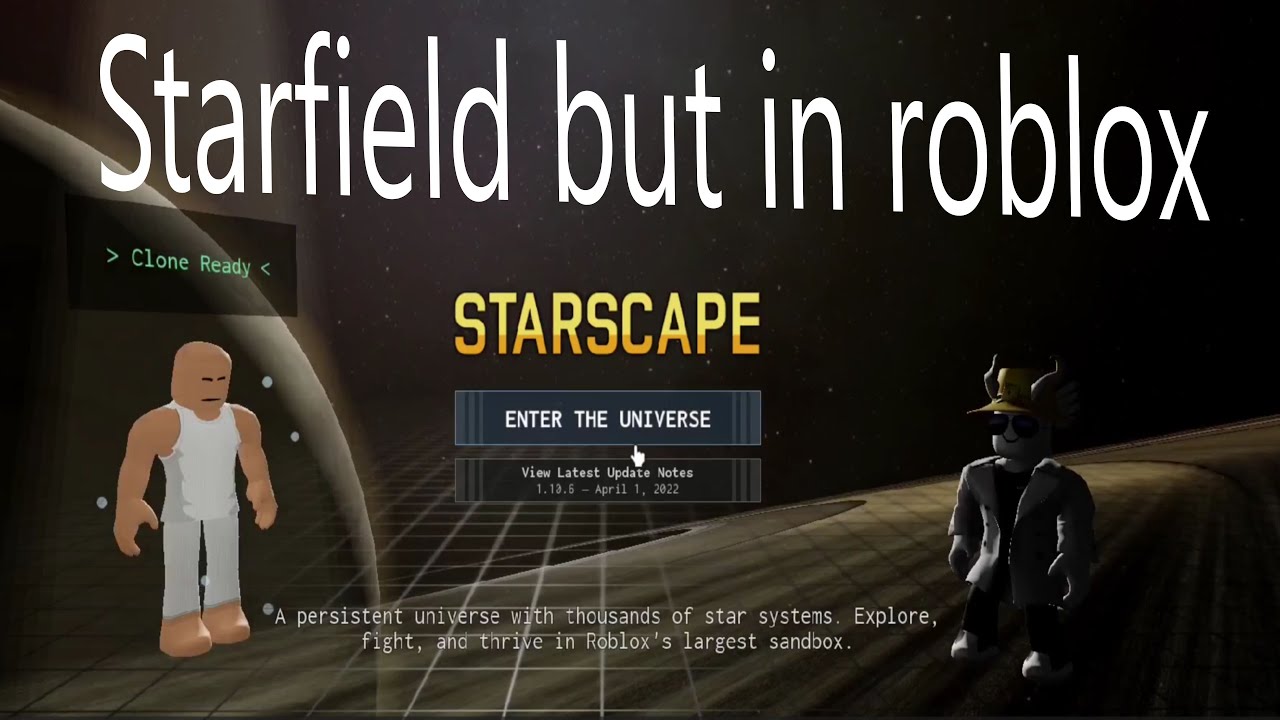 Starfield but in roblox - YouTube