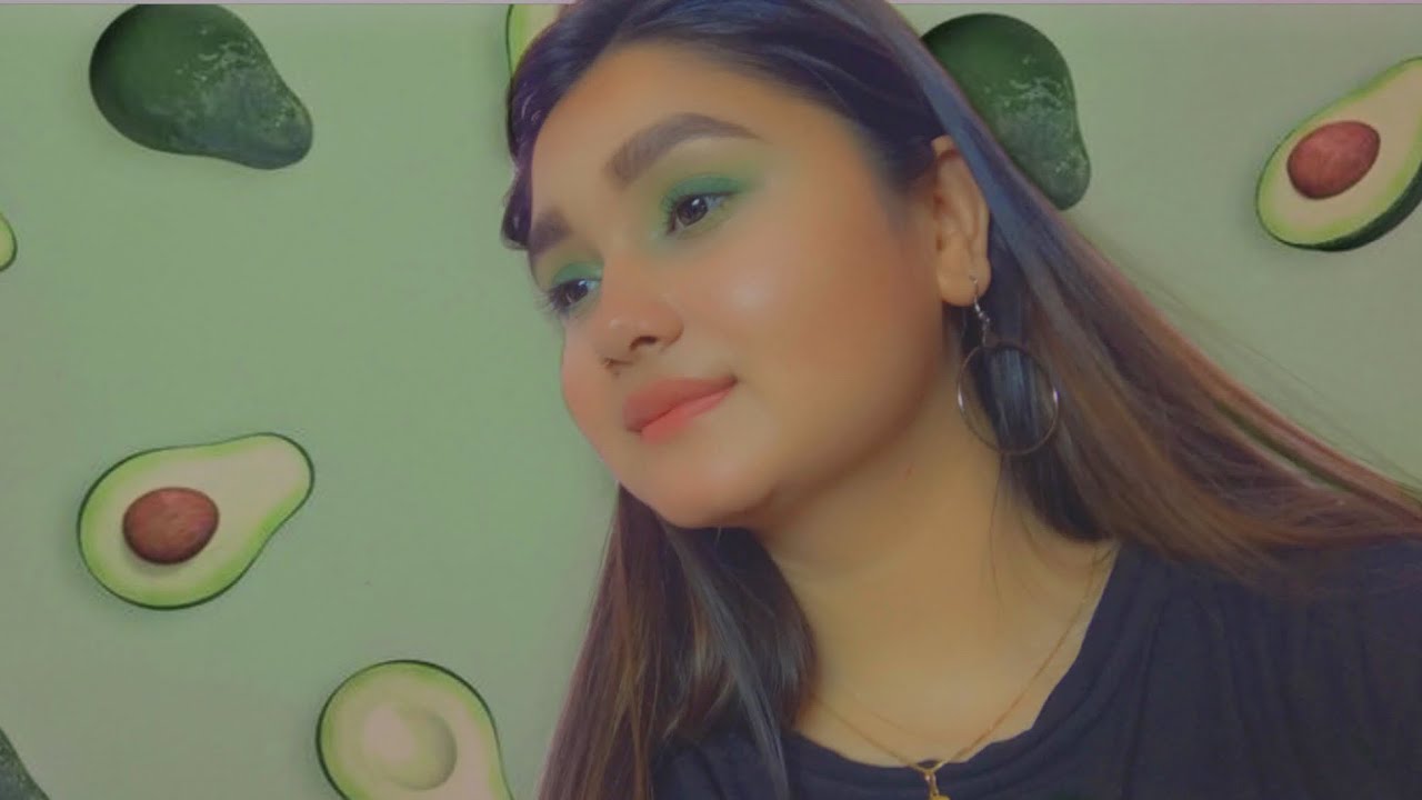 AVOCADO 🥑 EYEMAKEUP LOOK CHALLENGE •| - YouTube