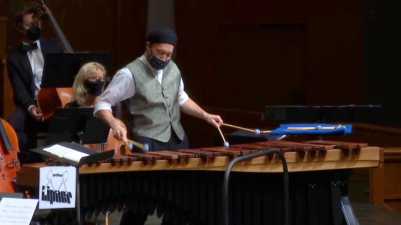 Arthur Lipner Solo Marimba Brazilian Music - YouTube