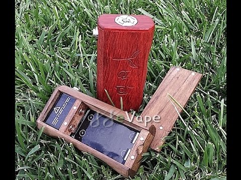 yep wood box mod from 88evape review - YouTube