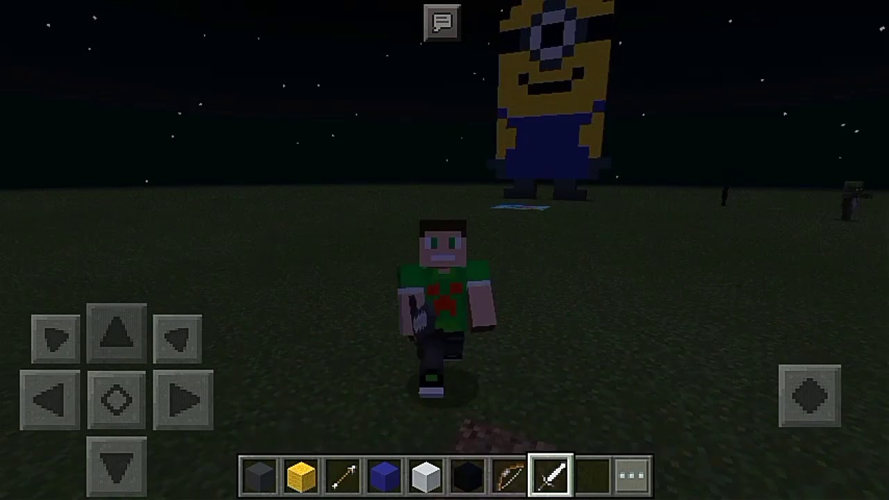Tutorial Como Fazer a Estátua Dos Minions No MINECRAFT PE - YouTube