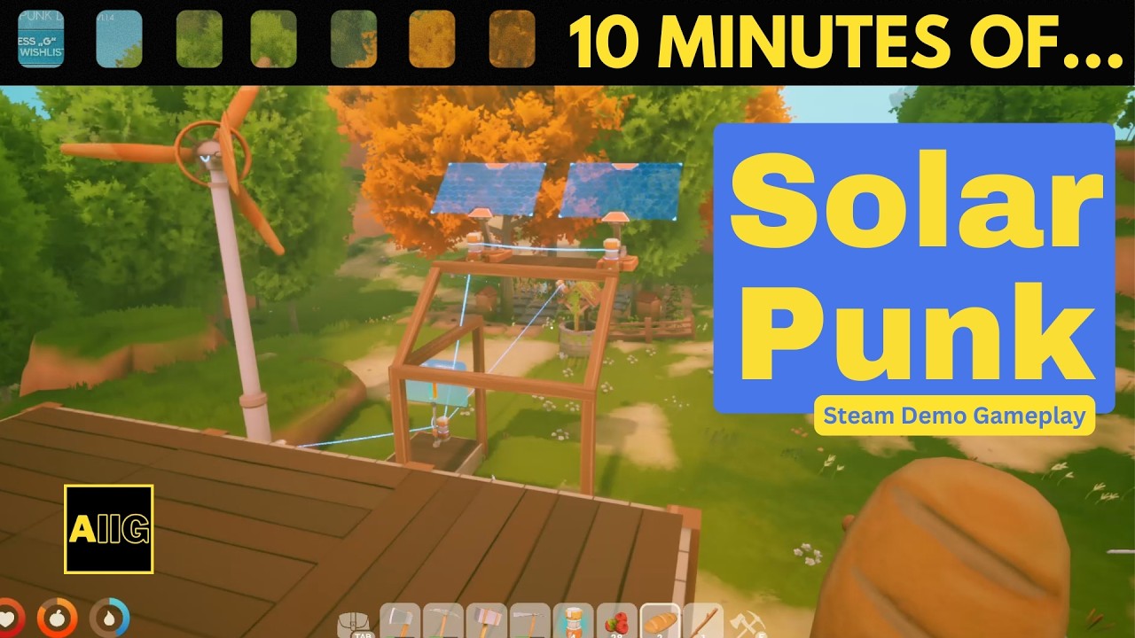 Turn your floating island into a paradise in Solarpunk (10 Minutes of ...