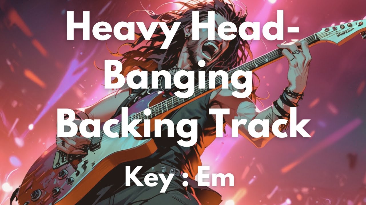 Heavy Head-Banging Guitar Backing Track in Em | Dimebag Darrell Style ...