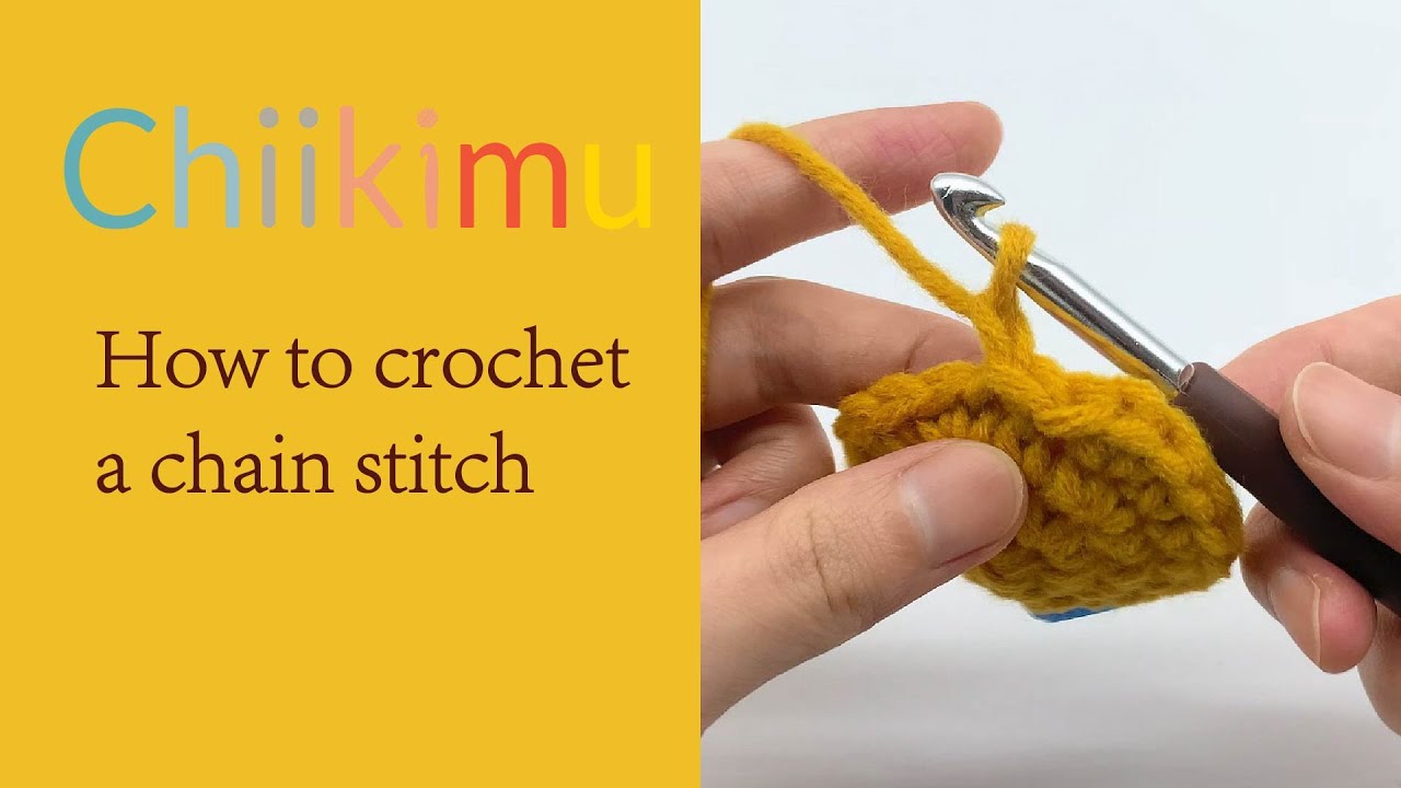 How to crochet a chain stitch - YouTube