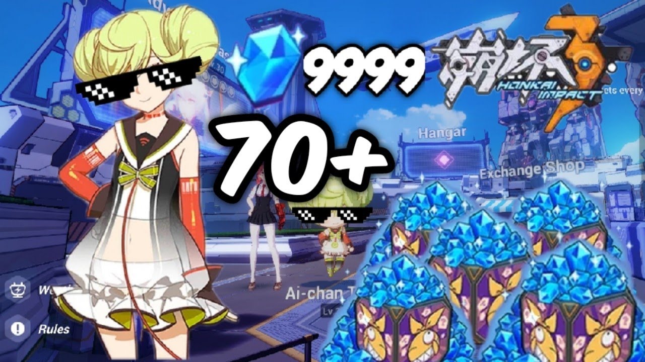Honkai impact 3 Three ways to get diamonds for free in higher level ...