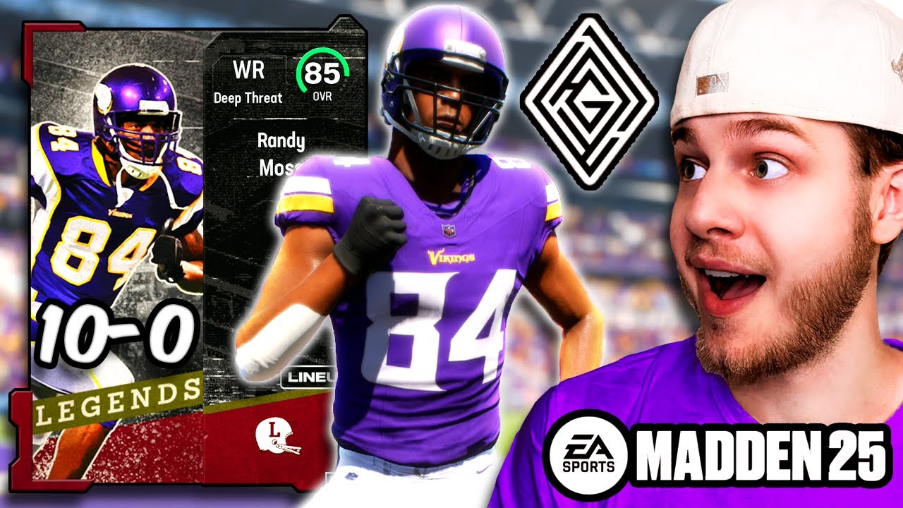Can *NEW* Randy Moss CLUTCH 10-0 In Gauntlet? Madden NFL 25 - YouTube