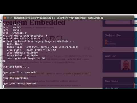 ARM926 using Bare Metal API - YouTube