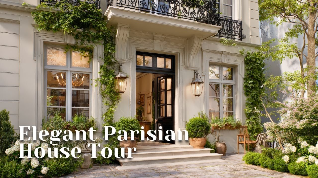 Elegant Parisian House Tour | Discover Timeless French Glamour ...