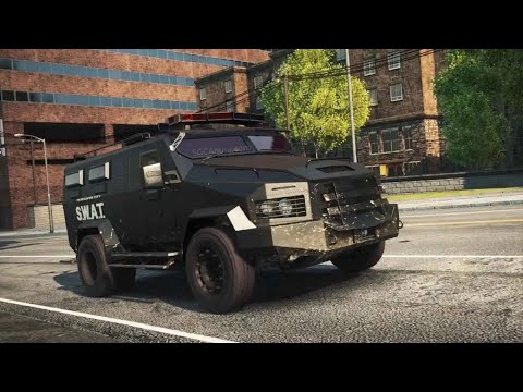NFS Most Wanted 2012 SWAT Truck Police chase - YouTube