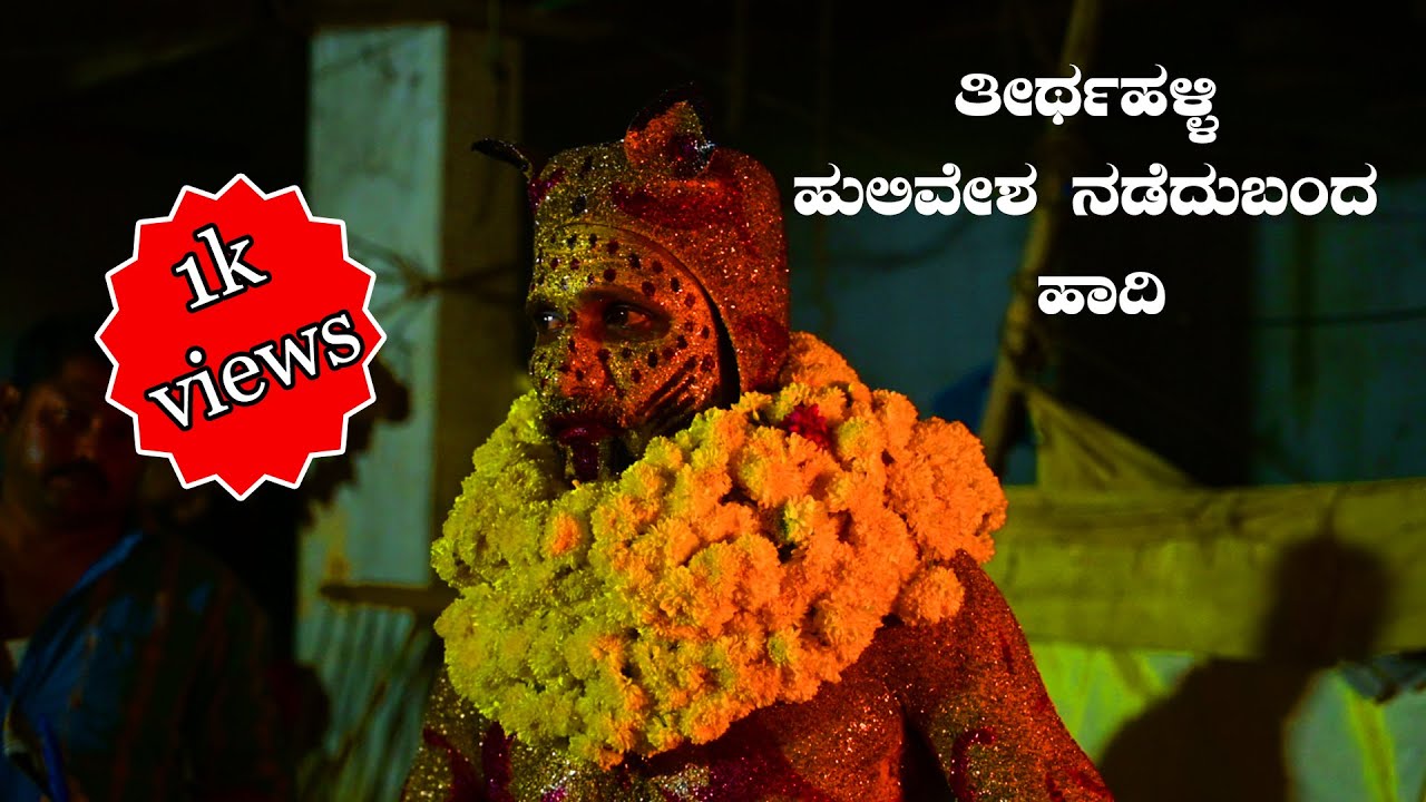 Hulivesha (TIGER DANCE) | Thirthahalli | ತೀರ್ಥಹಳ್ಳಿ ಹುಲಿವೇಷ ನಡೆದುಬಂದ ...