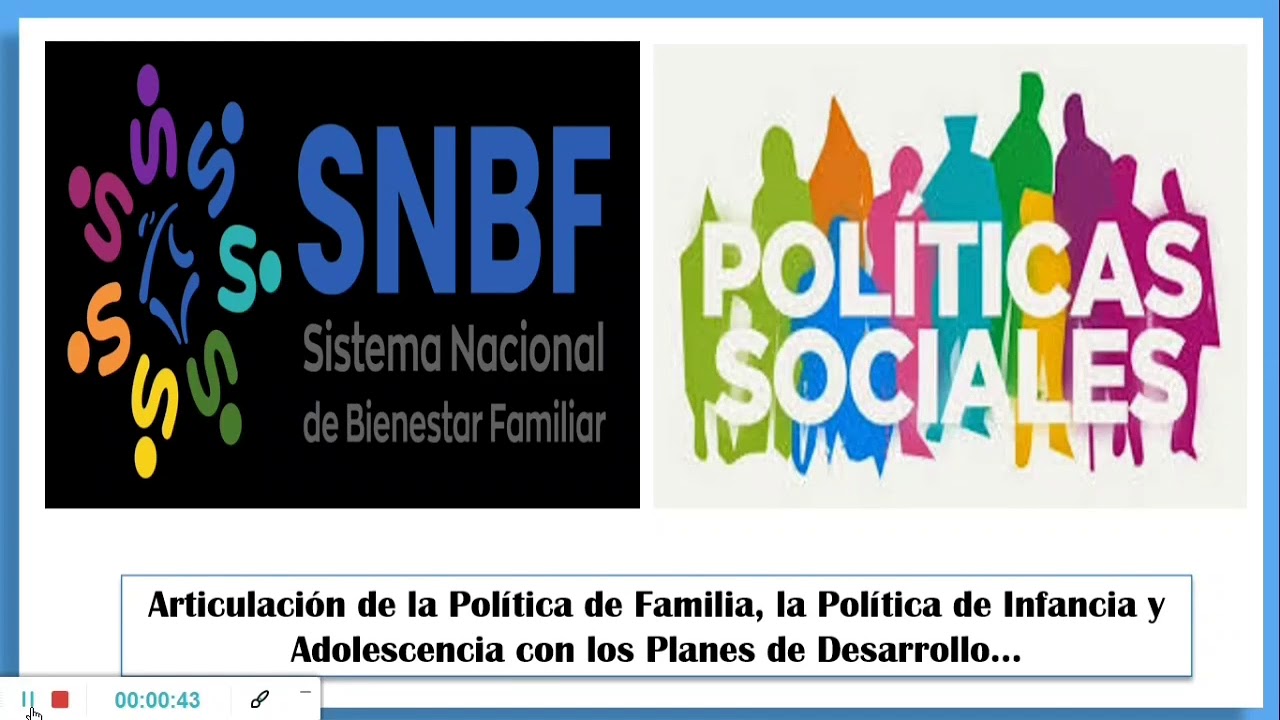 SNBF y Políticas Sociales - YouTube