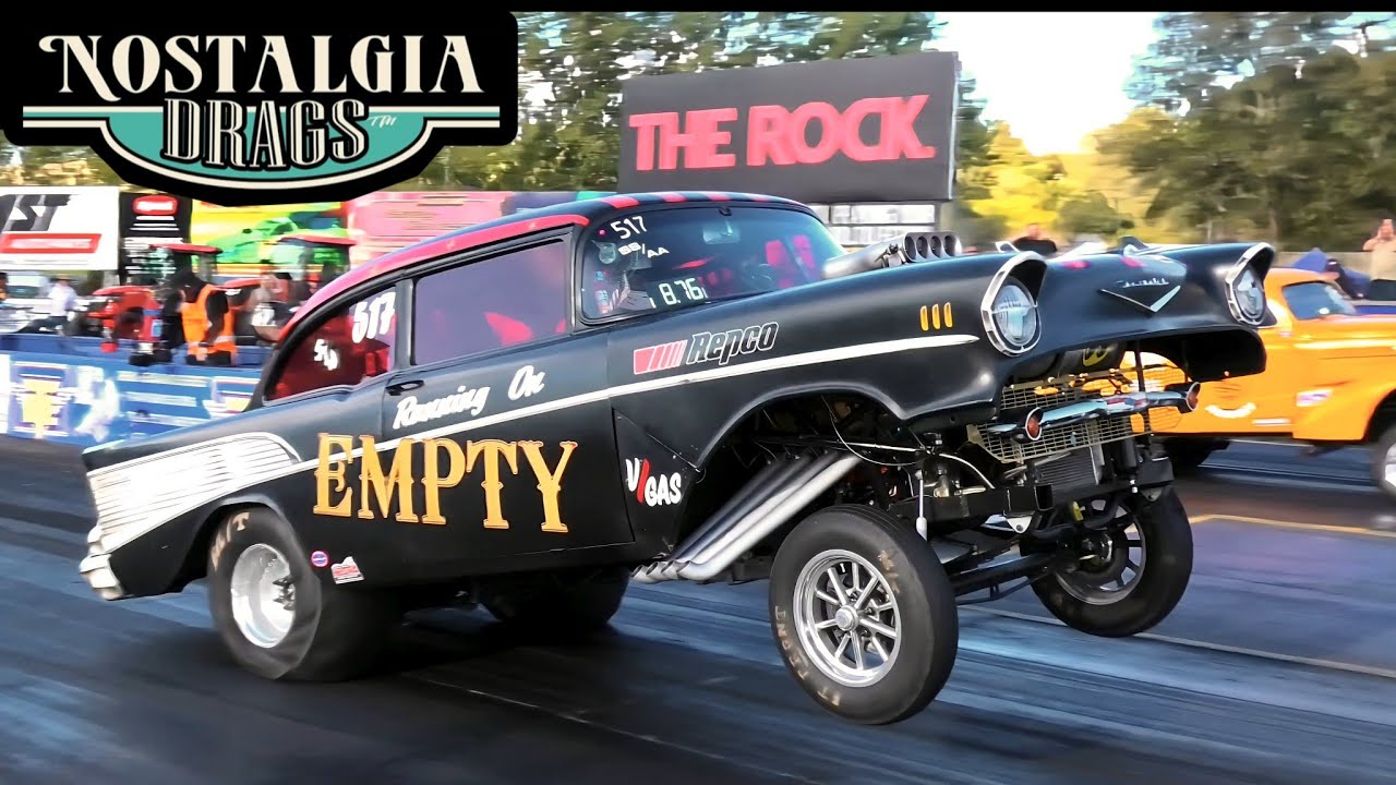GASSER ATTACK at Nostalgia Drags 2025 | Old School Drag Racing in New ...